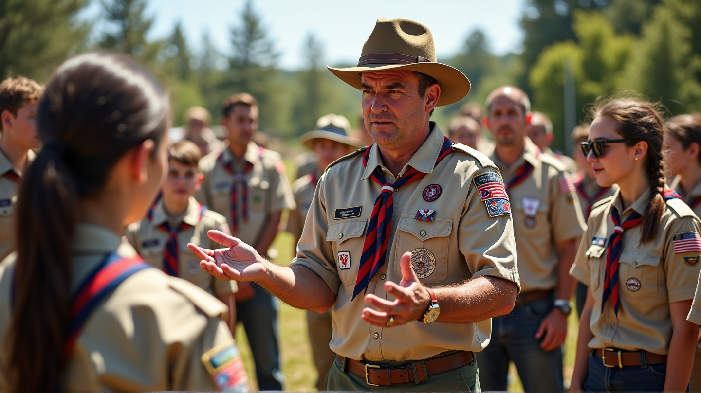 Inspiring Leadership: PSU's Mike Rhoades Champions Youth at Scout Event
