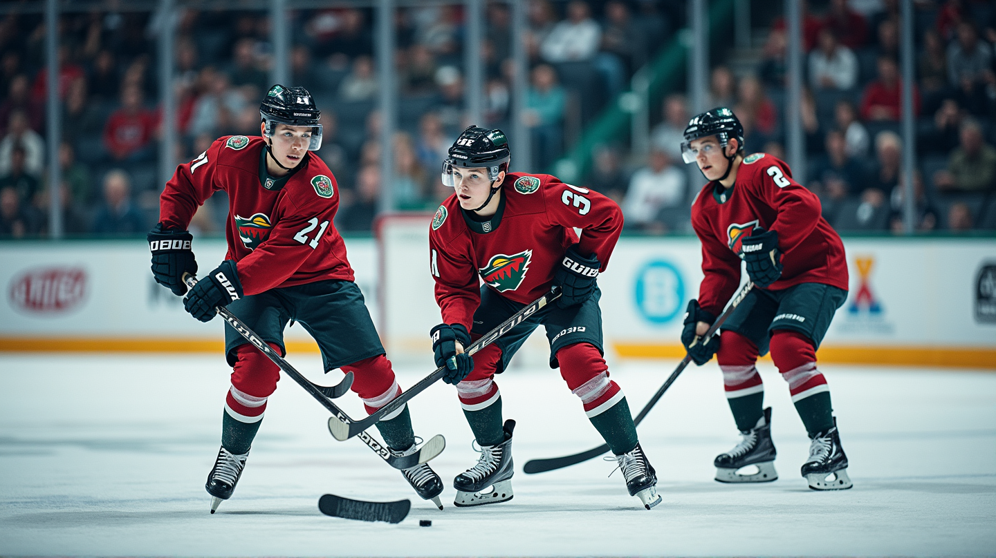 Minnesota Wild's Vibrant Tribute to Young Leaders: High School Hockey ...